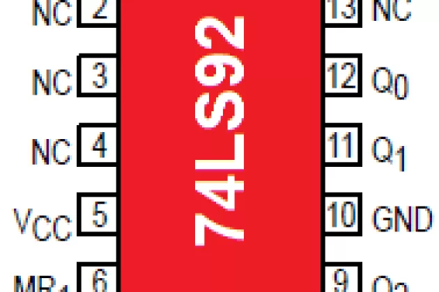 74LS92 thông số kỹ thuật sơ đồ chân datasheet